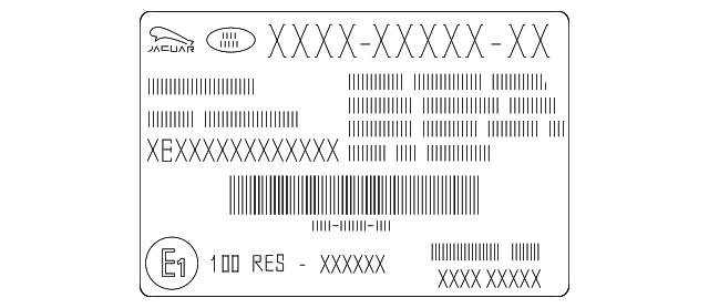 2019-2021 Land Rover Range Rover Sport Battery Label LR115900 | Express ...
