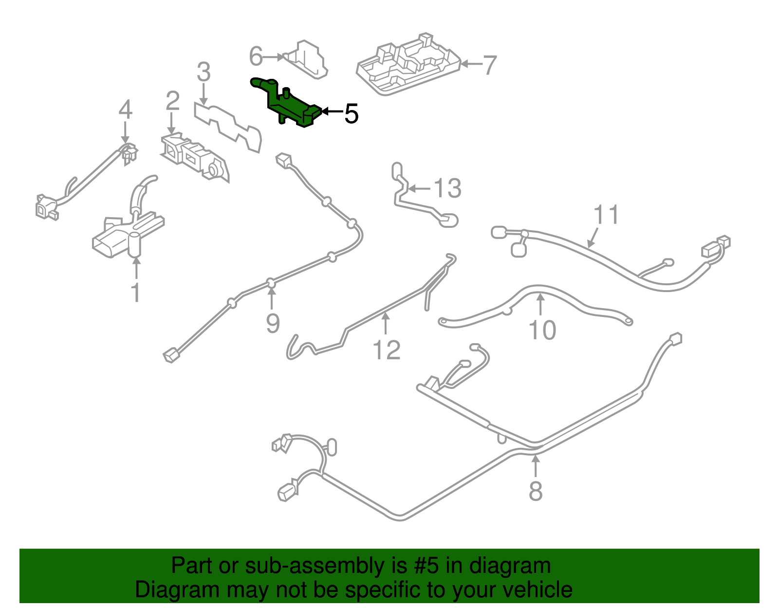 295F4-3NF0B - 2018-2025 Nissan LEAF - Battery Cable Bracket | Anicra ...