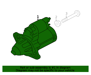 2019-2025 Subaru Starter 23300AA930 | OEM Parts Online