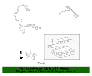 2012-2024 Toyota Display Unit Screw 90153-A0003 | Toyota Parts Center