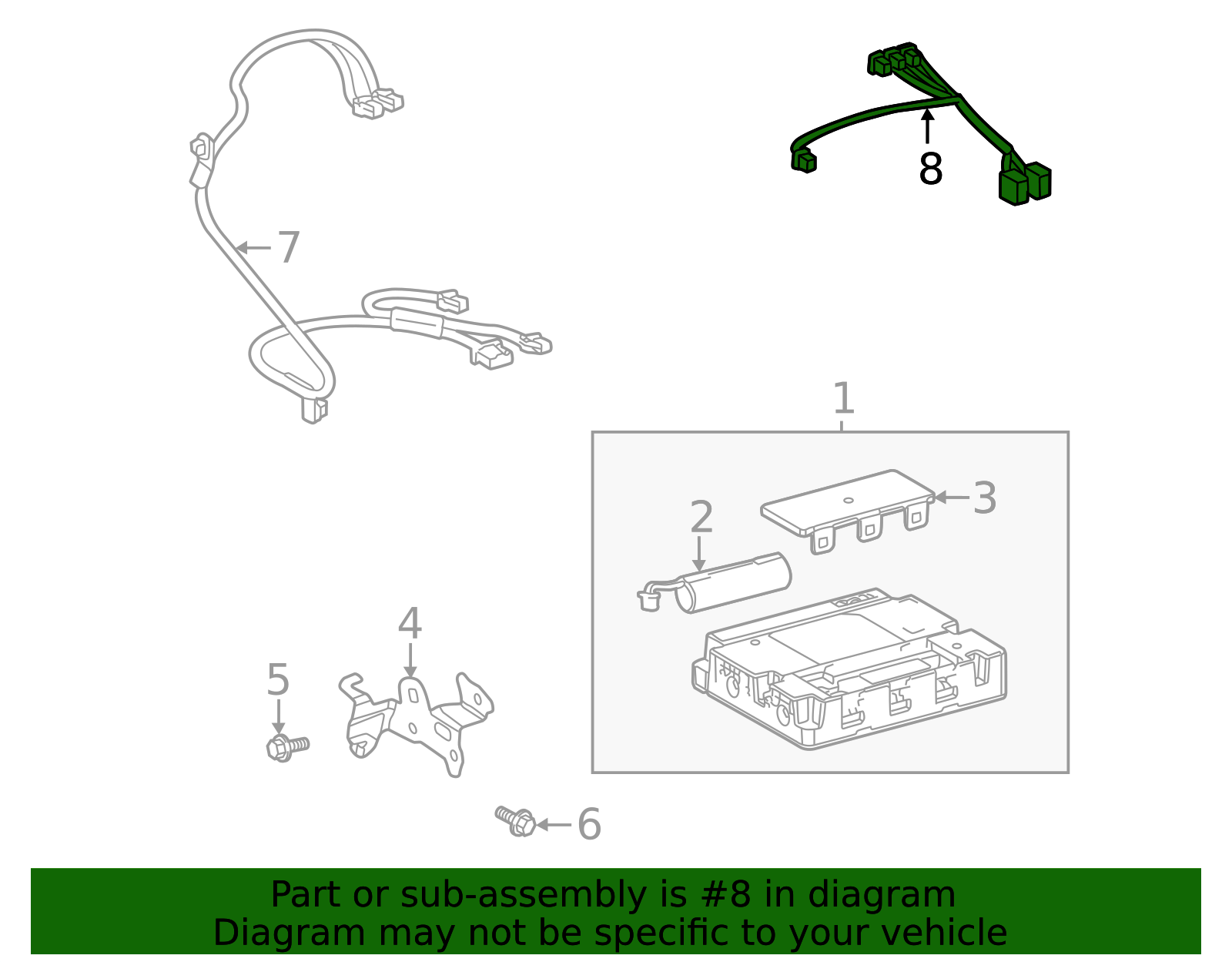 86101-06J60 - 2020-2024 Toyota Camry - Antenna Cable | Sparks Parts