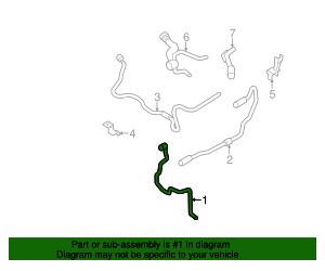 17128614881 - 2014-2019 BMW Upper Hose (17-12-8-614-881) | BMW of South ...