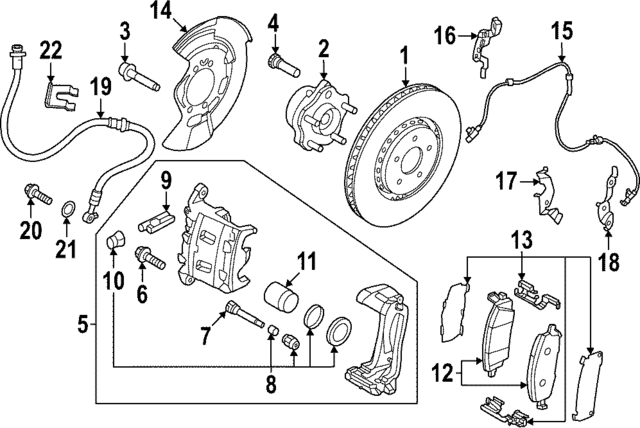 2023-2024 Nissan ARIYA Brake Pads D1M60-5MT0A | Dave Wright Nissan Parts