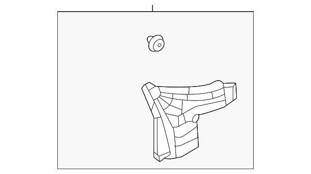 2022-2024 Mitsubishi Lift-Gate Finish Panel Bracket 5817A406 ...