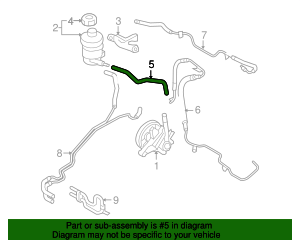 57530-4D200--DS - Suction Hose - 2007-2008 Hyundai Entourage | hyundaiparts