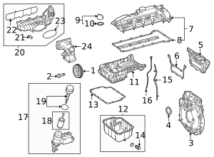 2020-2022 Mercedes-Benz Engine Intake Manifold 651-090-57-37-64 ...