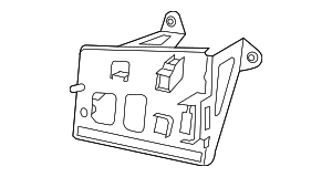 253-540-55-16 - Control Module Mount Bracket 2020-2022 Mercedes-Benz ...