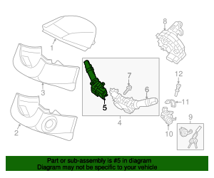 2012-2017 Hyundai Wiper Switch 93420-2V050 | OEM Parts Online