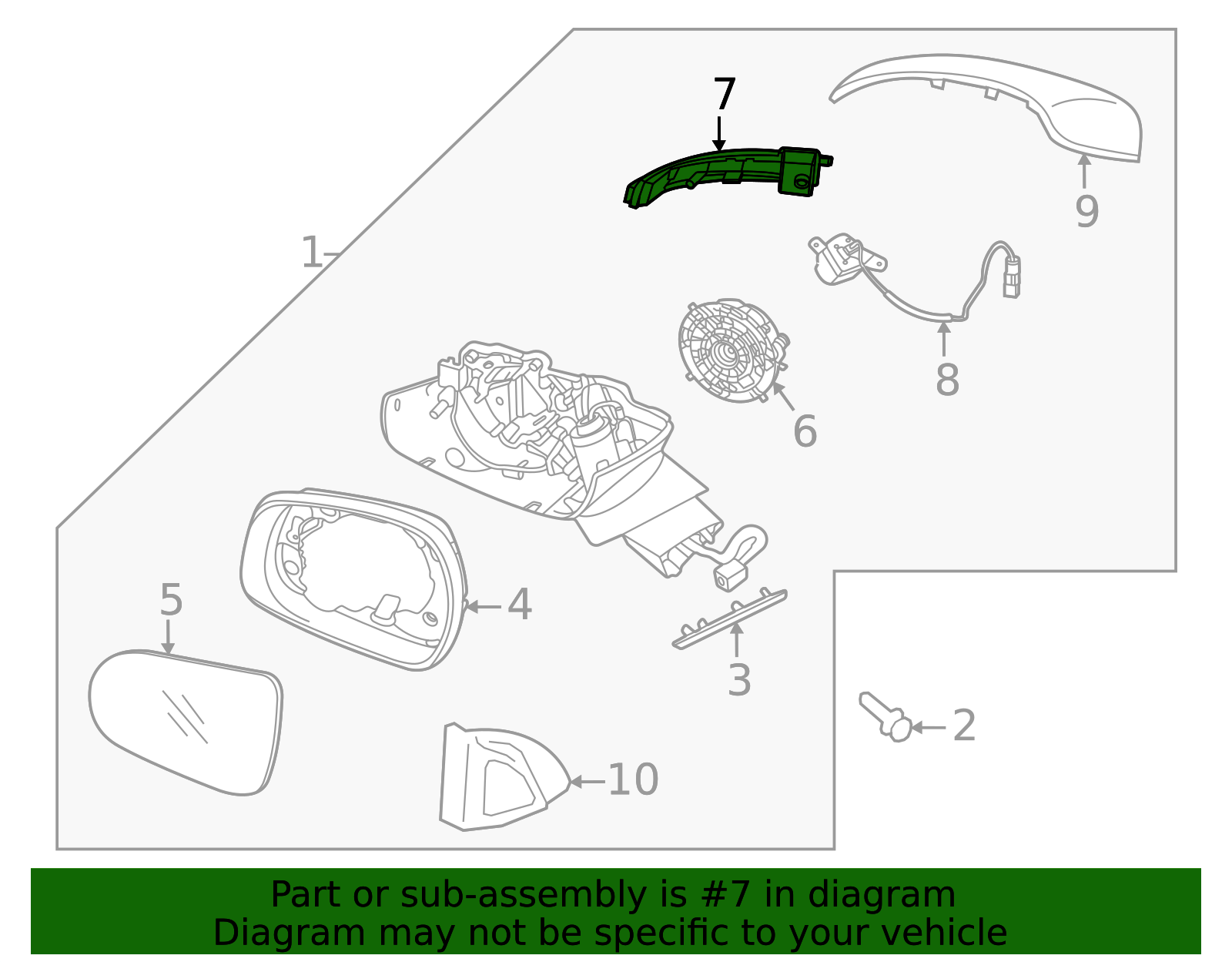 87614-P2000 - Signal Lamp 2021-2025 Kia Sorento | Kia.Parts Store