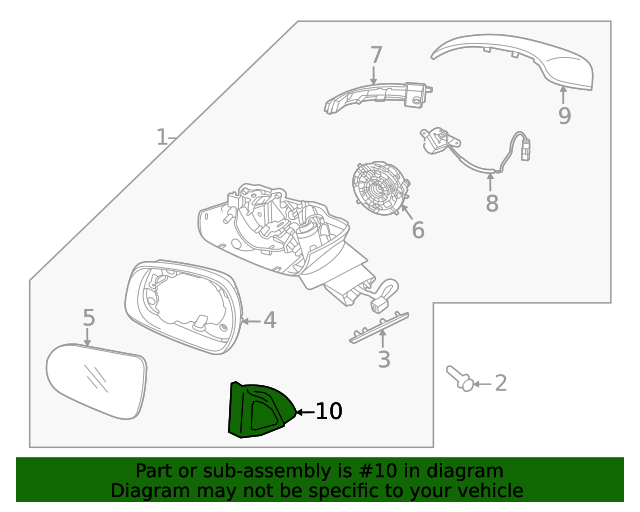 87608-P2100 - Inner Cover 2021-2023 Kia Sorento | Kia.Parts Store