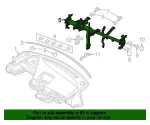 2016 Mazda CX-3 Reinforced Beam DB4G-60-420D | Florida Mazda Parts