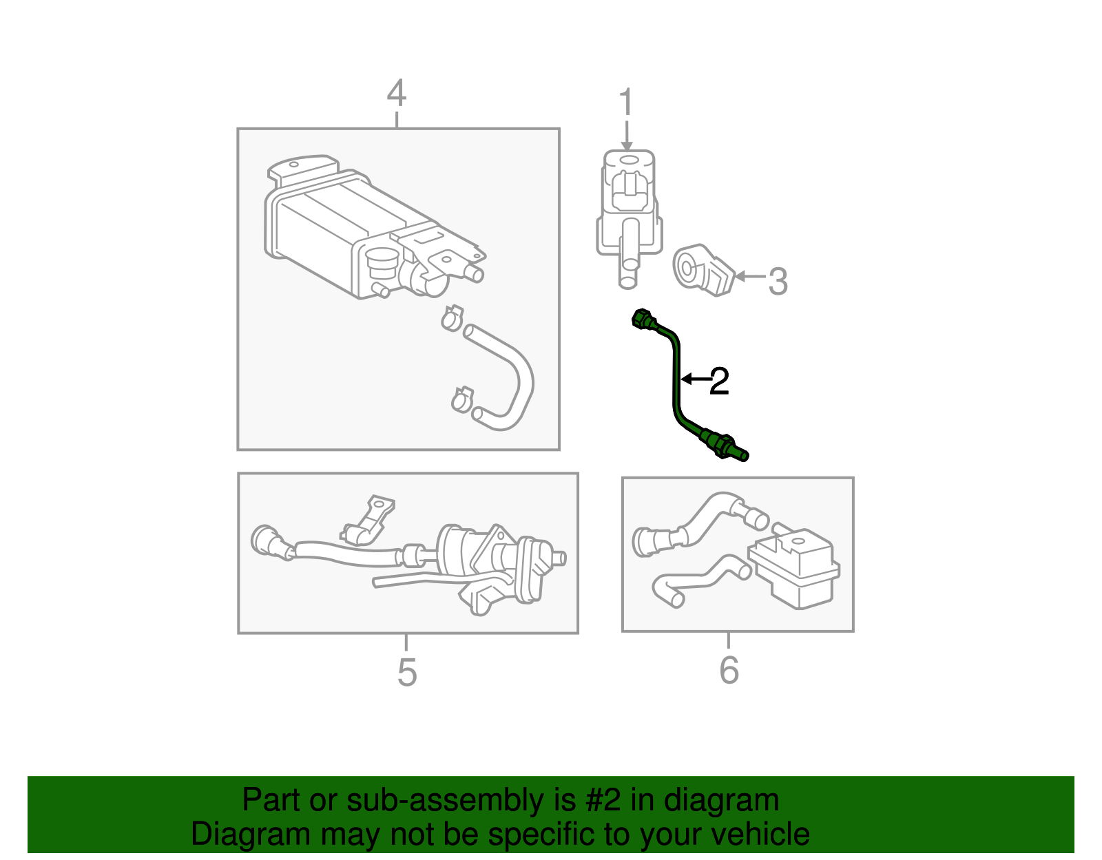 Genuine Toyota Oxygen Sensor part# 89467-06070 for 2005-2009 Toyota ...