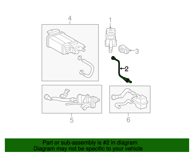2006-2009 Toyota Oxygen Sensor 89465-06200 | OEM Parts Online