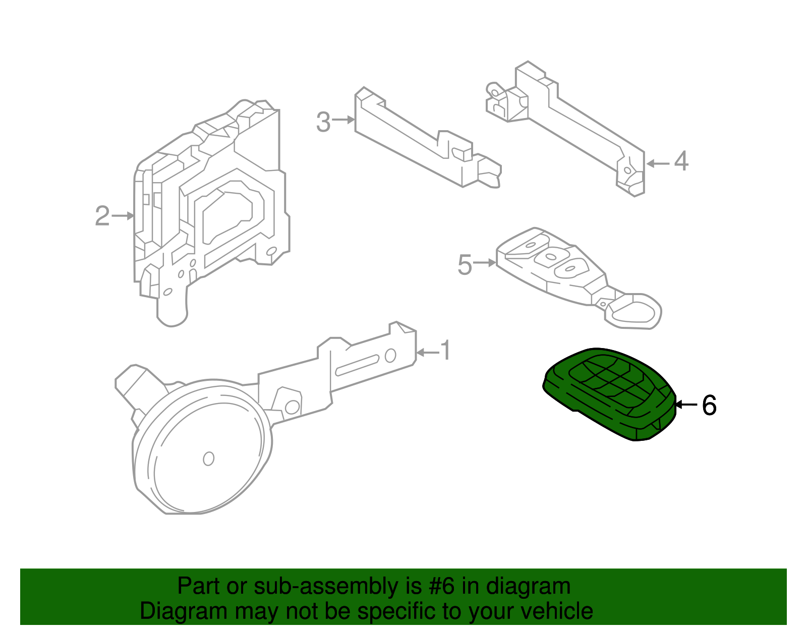 95440-F2000 - Transmitter 2017-2018 Hyundai Elantra | Hyundai OEM Part