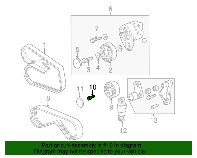 7119902912 - 1998-2020 BMW Link Assembly Bolt (07-11-9-902-912) | BMW ...