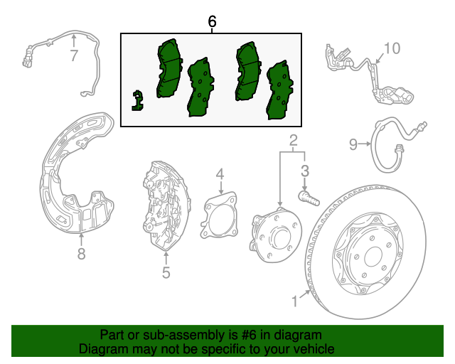 04465-11011 - Disc Brake Pad Set Front 2018-2023 Lexus | Lexus of ...
