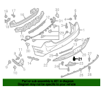 W711035-S300 - Fender Liner Retainer Clip 2011-2025 Ford | Online Ford ...