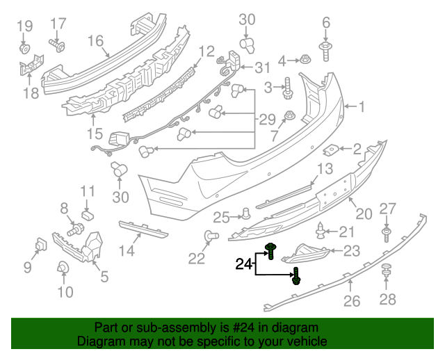 W707470-S439 - Insert Retainer - 2013-2020 Ford | Eastgate Ford Parts CA