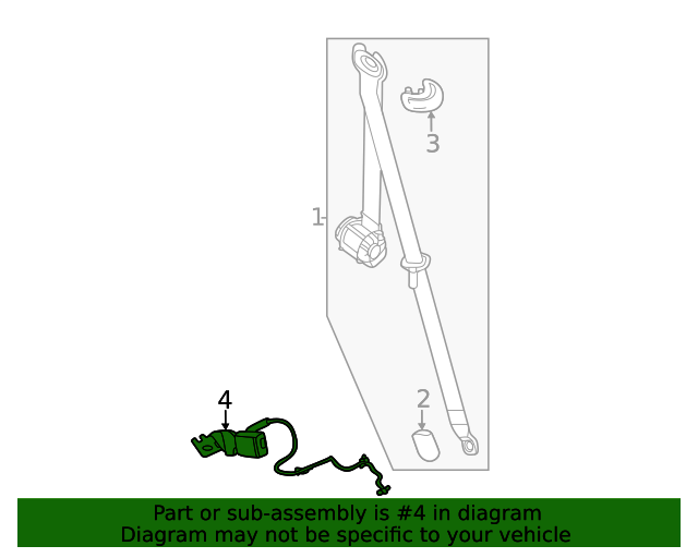 2021-2022 GM Outer Buckle 84779537 | GMPartsDirect.com