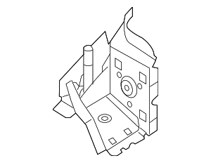 2011-2018 Porsche Cayenne Lower Support 958-501-717-00-GRV | OEM Parts ...