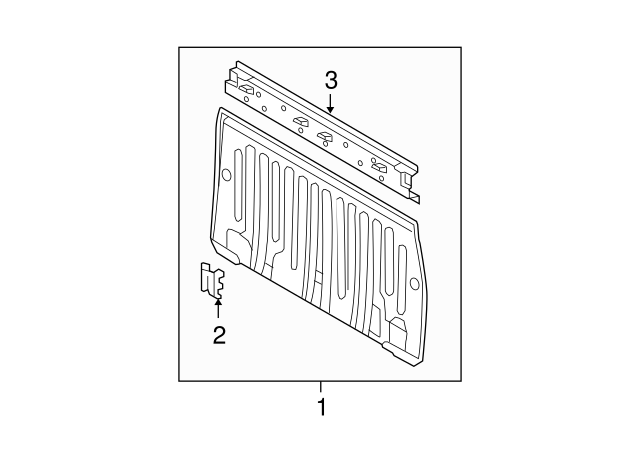 2007-2008 Toyota Tundra Upper Reinforced 64105-0C050 | Toyota Parts