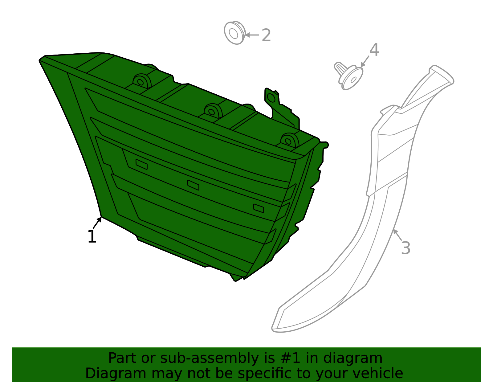 2021 Genesis G80 Lamp Assembly Rear Combination Inside Right-hand 92404 ...