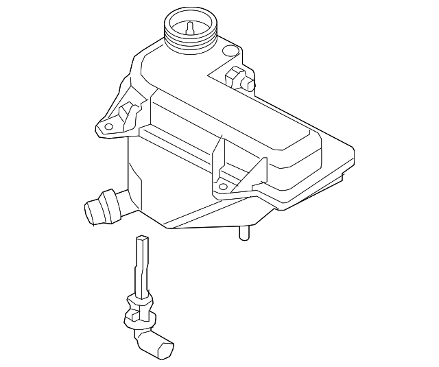 Genuine BMW 17-10-7-836-448 | Expansion Tank | FREE Shipping on Most ...
