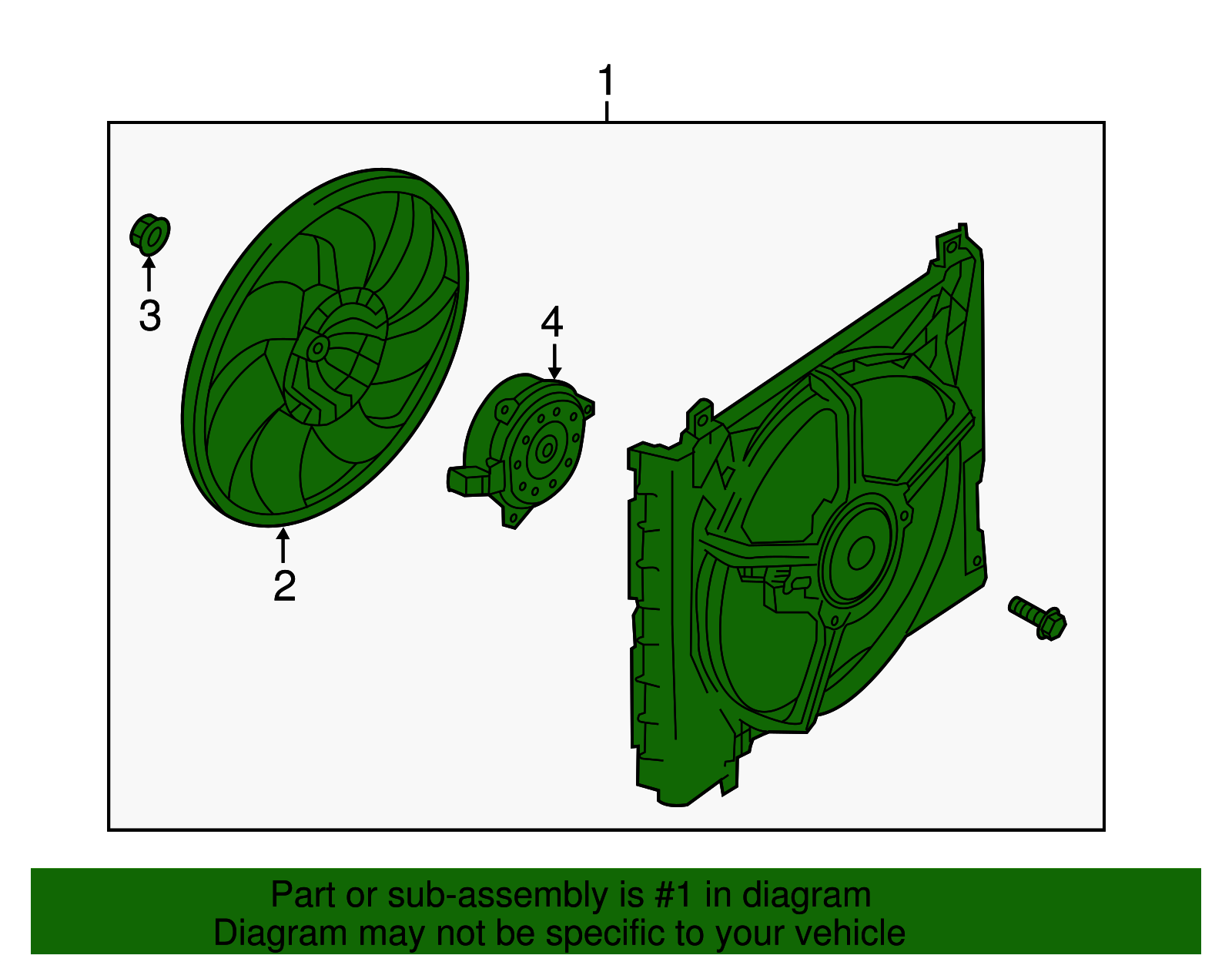 2012-2019 Nissan Fan Blade 21481-1HS3A | Nissan Parts Central