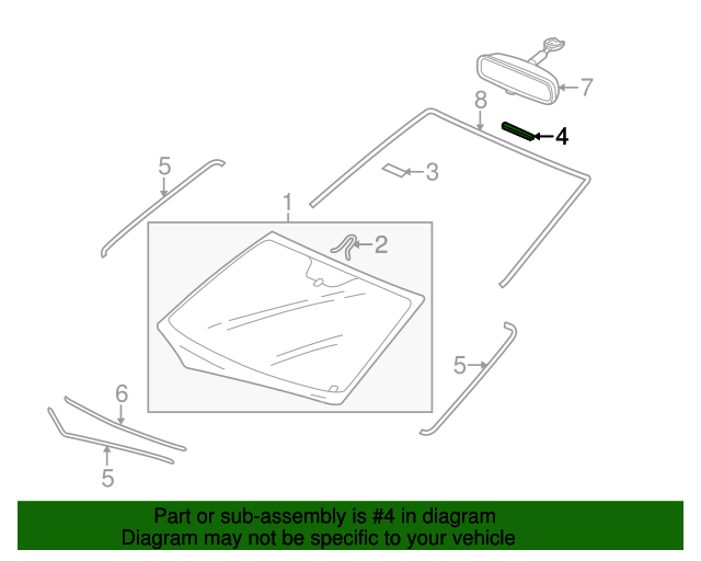 73125-TM8-A00 - Dam 2010-2014 Honda Insight | Honda Parts Online