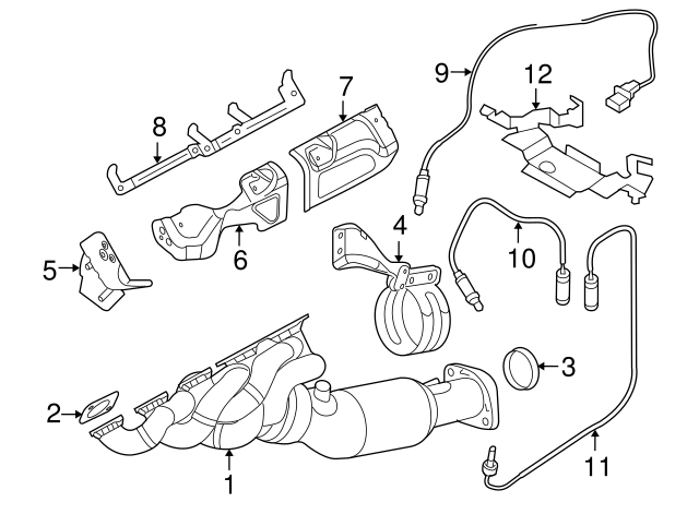 18407835473 - 2006-2010 BMW Heat Shield (18-40-7-835-473) | BMW of ...