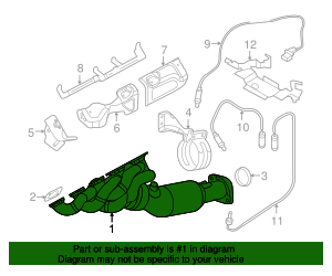 Genuine BMW 18-40-7-836-403 | Exhaust Manifold | FREE Shipping on Most ...