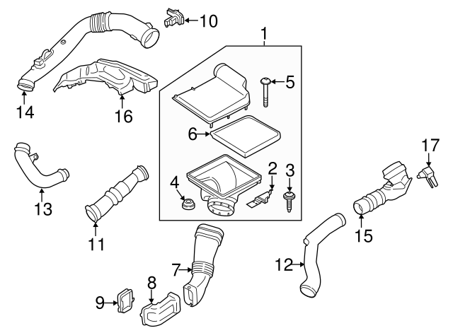 13627593624 - 2008-2019 BMW Mass Air Flow Sensor (13-62-7-593-624 ...