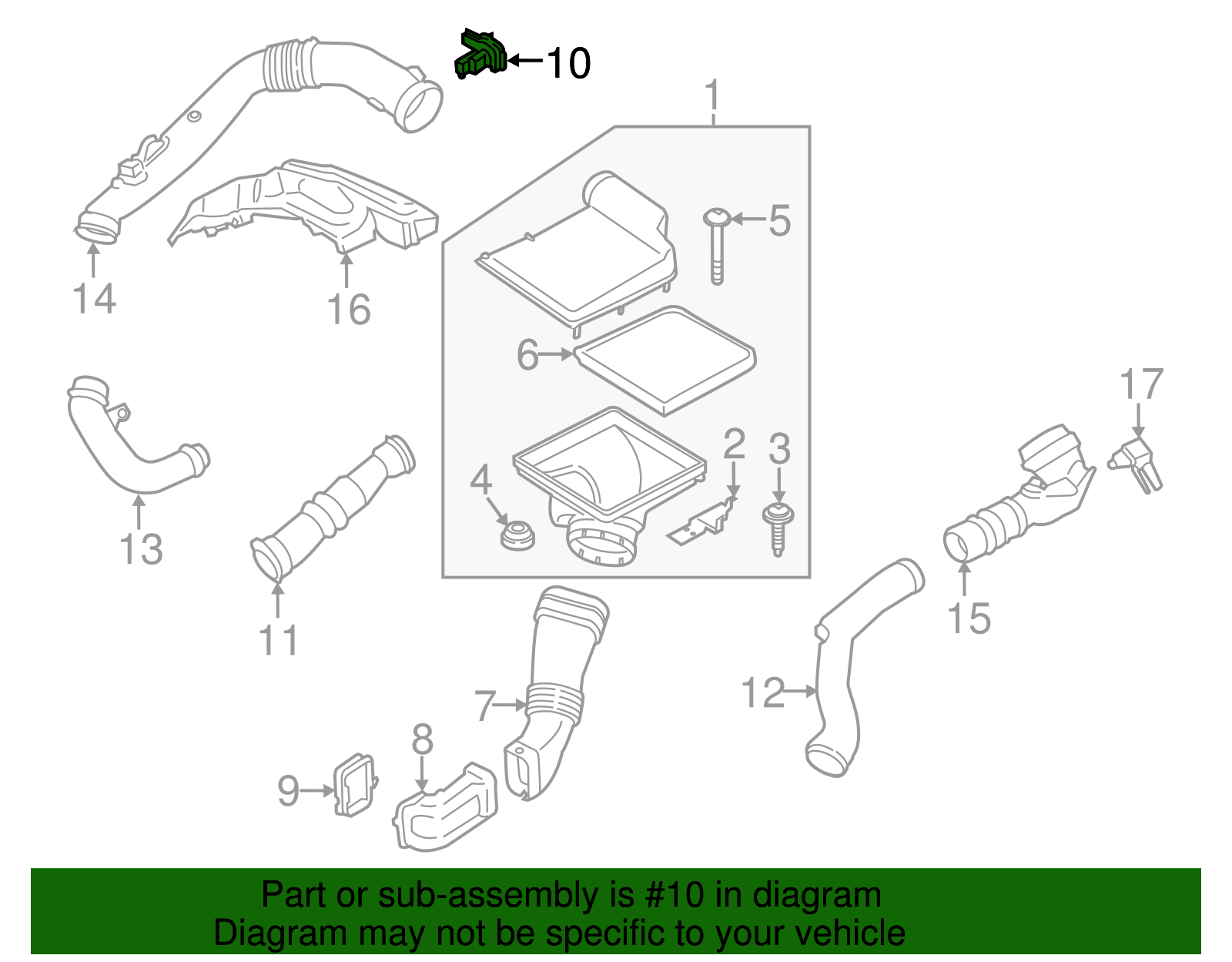 13-62-7-593-624 - Mass Air Flow Sensor - 2008-2019 BMW | BMW Parts Exchange