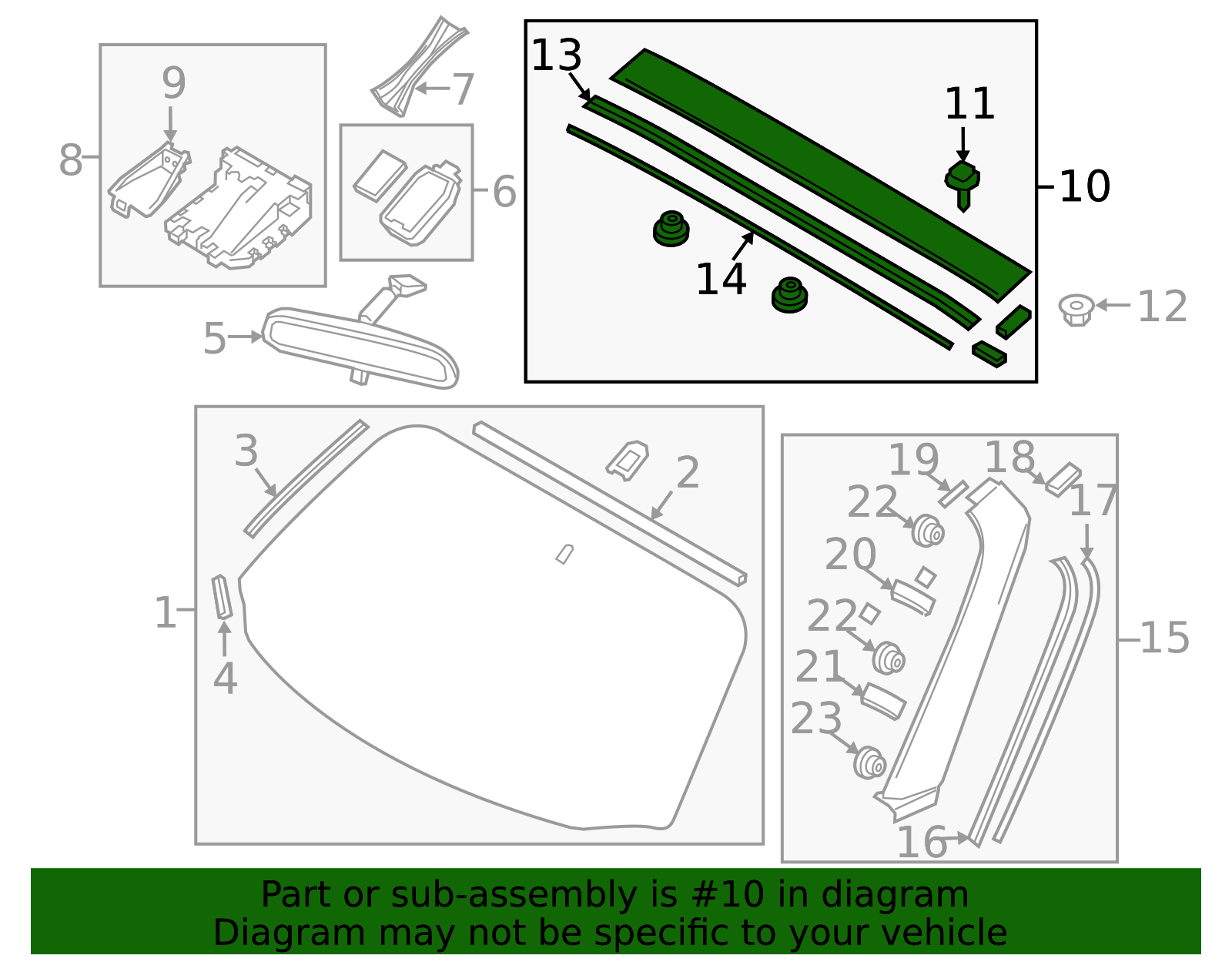 2023-2024 Mazda MX-5 Miata Upper Molding NA4L-50-8X0G-64 | QuirkParts