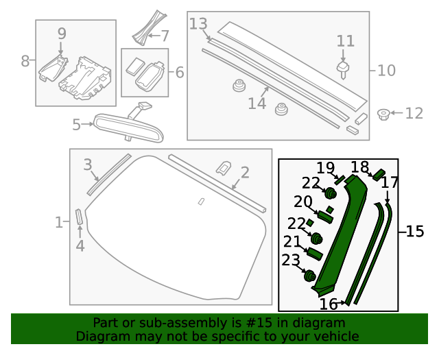 2016-2024 Mazda MX-5 Miata Side Trim N243-50-8B0G | Mazda Online Parts