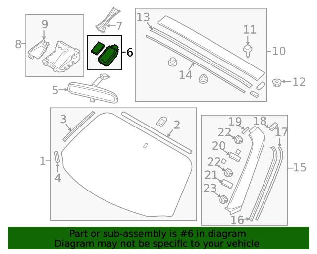 TK57-66-5G0B - Rain Sensor - 2019-2022 Mazda MX-5 Miata | MazdaSwag