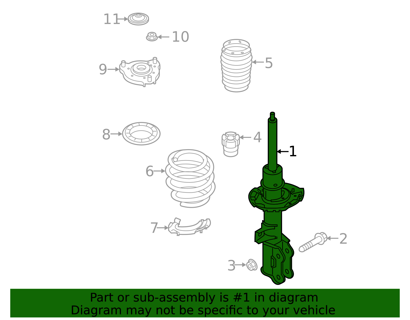 2022-2024 Hyundai Tucson Suspension Strut 54650-N9200 | Retail ...