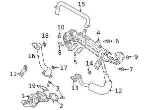 28420-3N100 - Egr Cooler 2022-2024 Kia Carnival | Kia.Parts Store