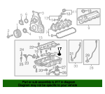 2014-2024 GM Oil Pan Port Seal 12621086 GM | GMPartsDirect.com