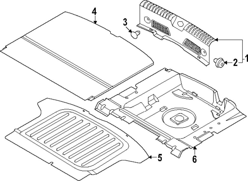 85770-AO200CCV - Rear Panel Trim 2023-2024 Kia Niro EV | Kia.Parts Store