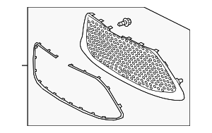 53102-02280 - Lower Grille - 2020-2022 Toyota Corolla | OEM Genuine ...