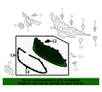 2020-2022 Toyota Corolla Lower Grille 53102-02280 | OEM Parts Online