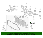 Genuine Toyota Trim Molding part# 53128-12050 for 2020-2022 Toyota ...