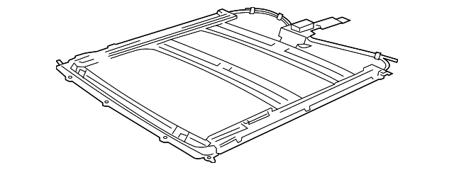 Genuine OEM Ford Part - Sunroof Frame 9L1Z-7851070-B | Genuine OEM Ford ...