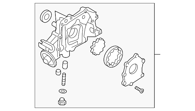 2006-2011 Hyundai Accent Oil Pump 21310-26802 | OEM Parts Online