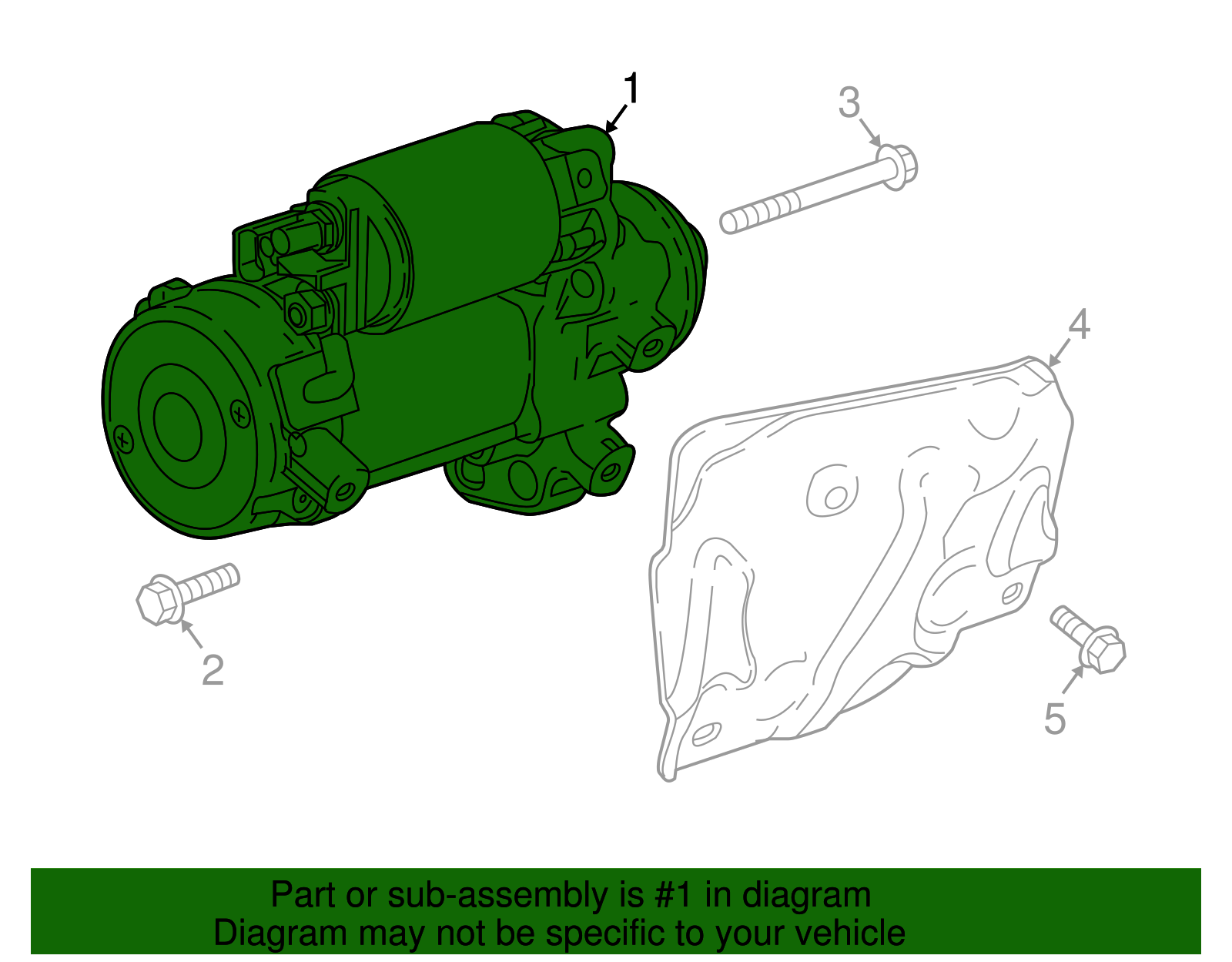 12667974 - Starter 2016-2024 GM | Big 3 Auto Parts