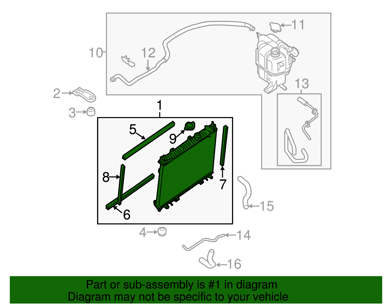Genuine OEM Nissan 2010-2019 Nissan Frontier Radiator Assembly 21410 ...