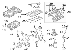 2018-2023 Mitsubishi Eclipse Cross Intake Manifold 14001W030P | Auto Parts