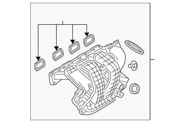 2018-2023 Mitsubishi Eclipse Cross Intake Manifold 14001W030P | Auto Parts