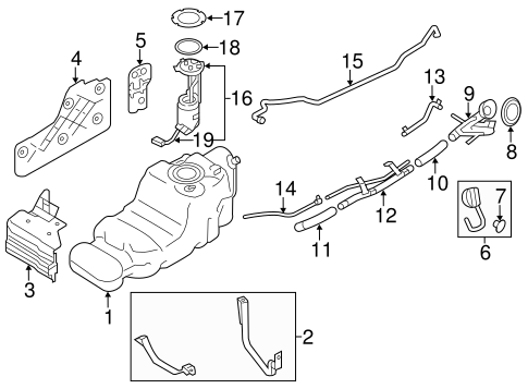 Fuel System Components for 2018 Infiniti QX80 | Infiniti Parts Net